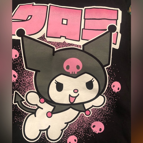 Sanrio | Tops | Sanrio Kuromi Black T Shirt | Poshmark